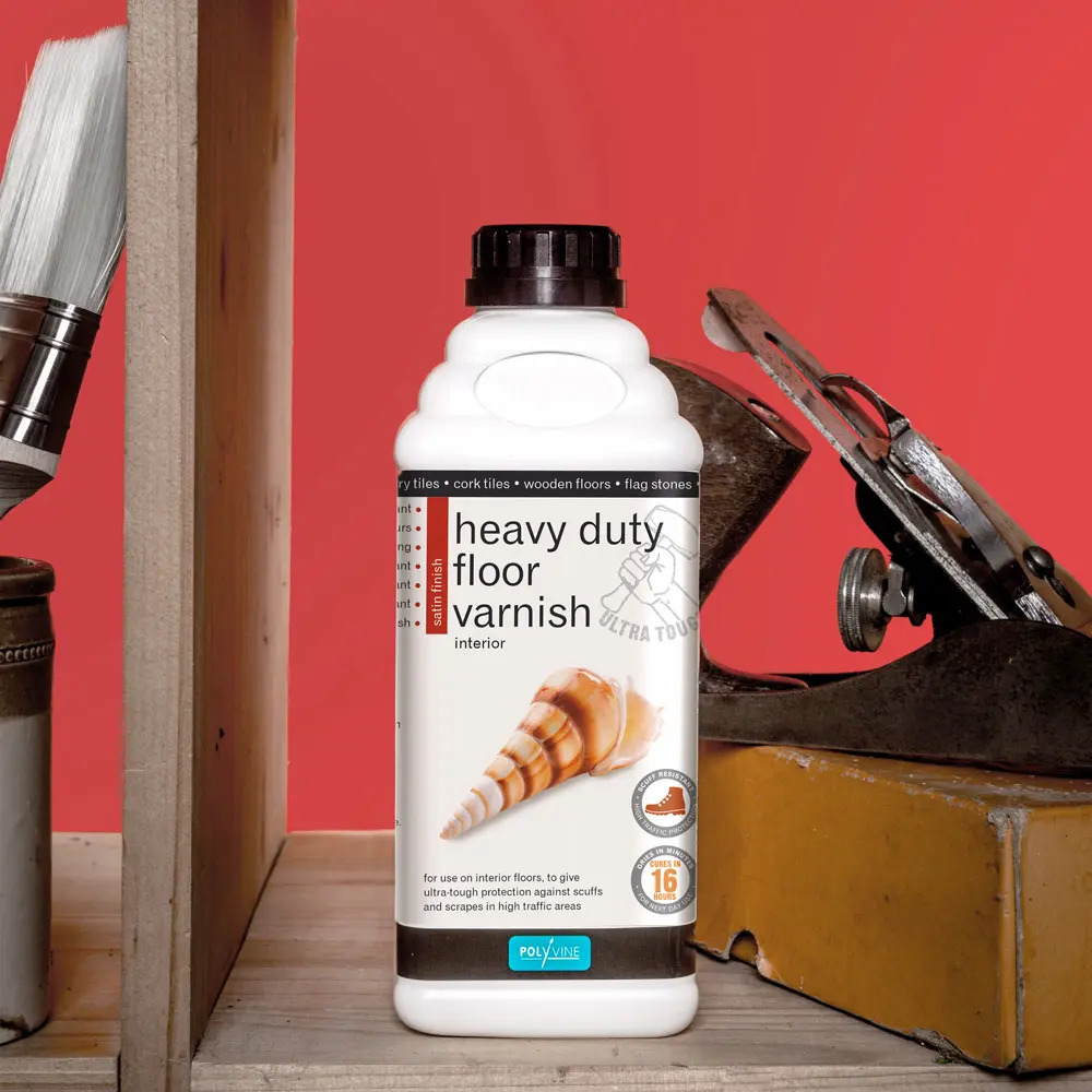 Polyvine Heavy Duty Floor Varnish - Vanilla Wood Floors
