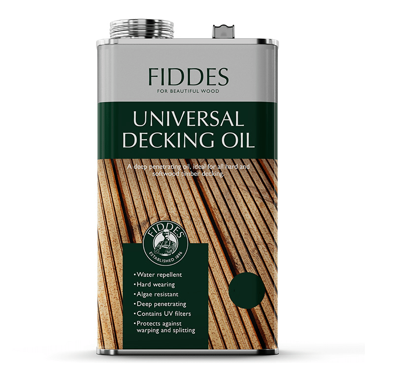 Fiddes Universal Decking Oil 5L - Vanilla Wood Floors